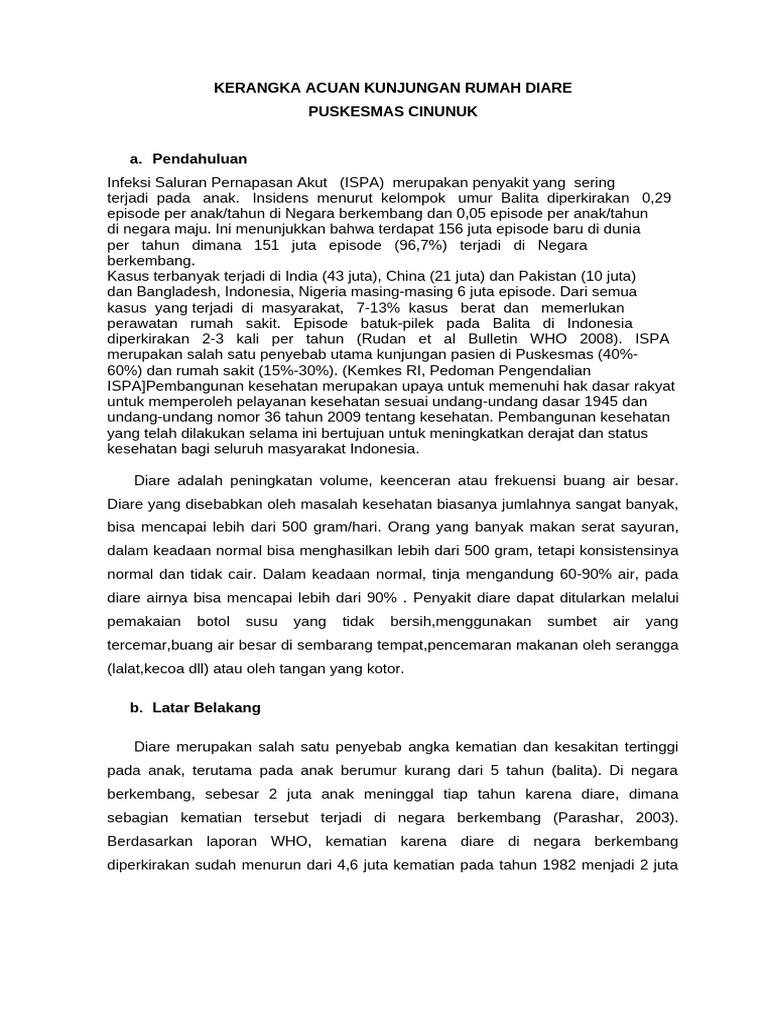 Kak Diare Fiks | PDF