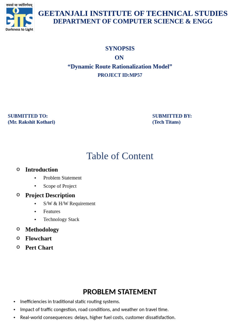 Synopsis PPT Format | PDF