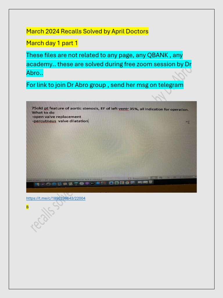 March 2024 Medical Recall Solutions | PDF | Childbirth | Mental Disorder