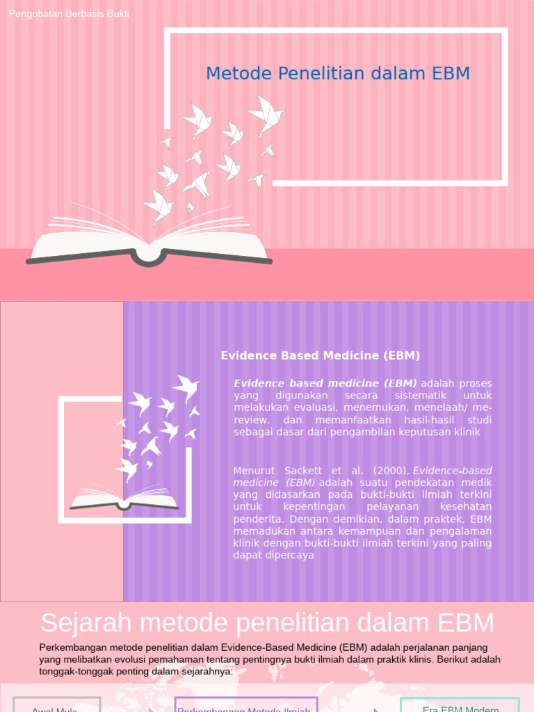 Pengobatan Berbasis Bukti (Metode Penelitian Dalam Ebm) | PDF