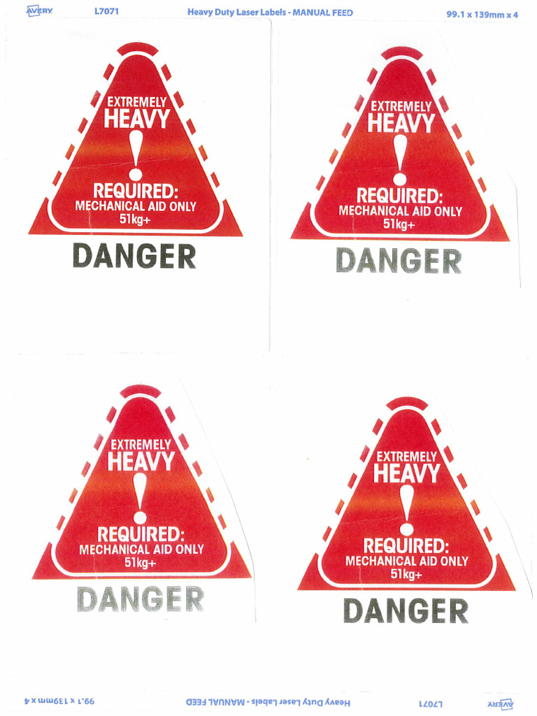 Warning Labels Photo | PDF
