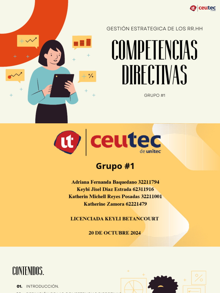Presentación Competencias Directivas Grupo 1 | PDF | Gestión de ...