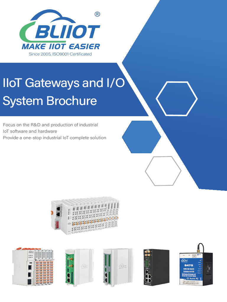 BLIIoT IIoT Gateways and IO System | PDF