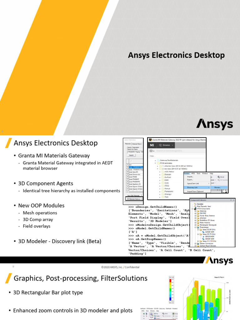 Ansys Electronics HF Highlights-2 | PDF