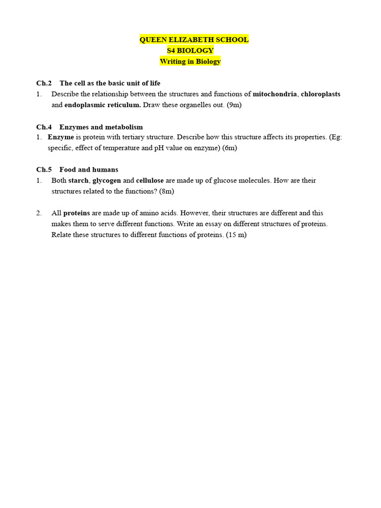 Writing in Biology Collection | PDF | Sexual Reproduction | Artery