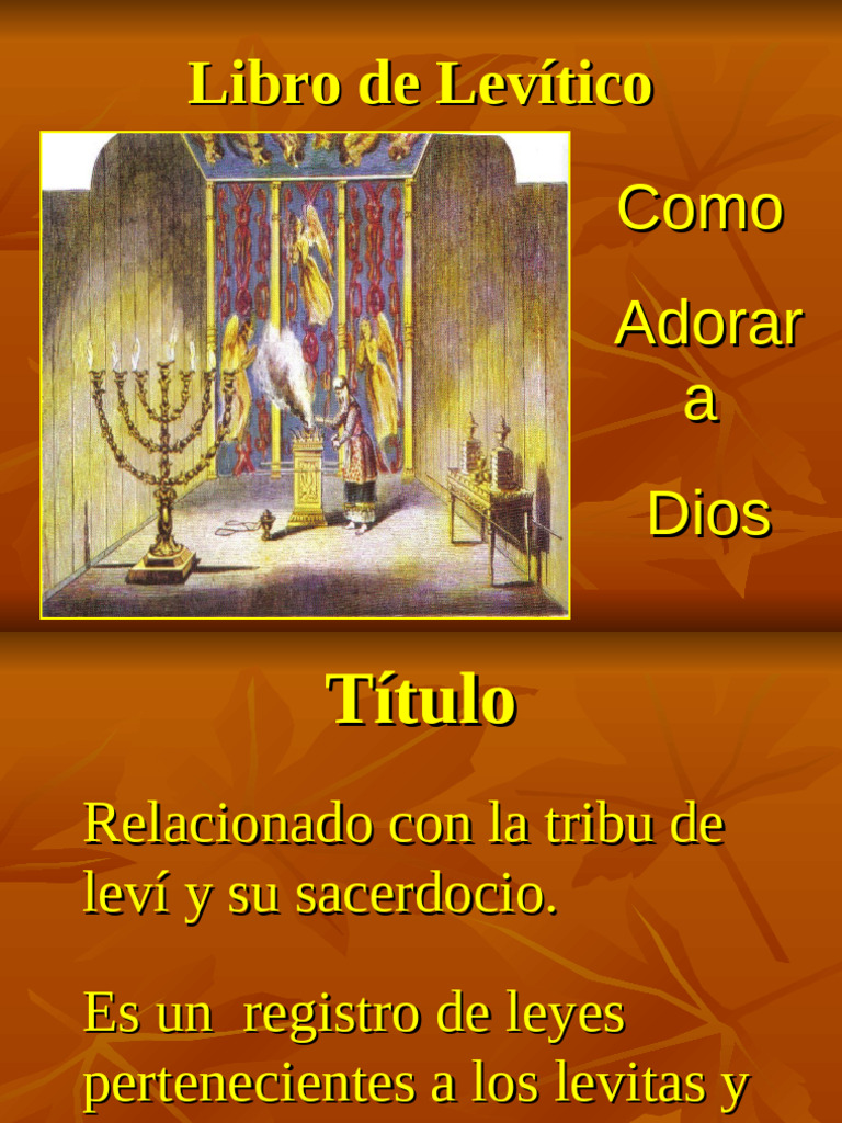 Levitico | PDF | Libro de levítico | Sacerdote