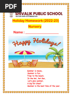 Holiday Homework LKG | PDF | Kindergarten