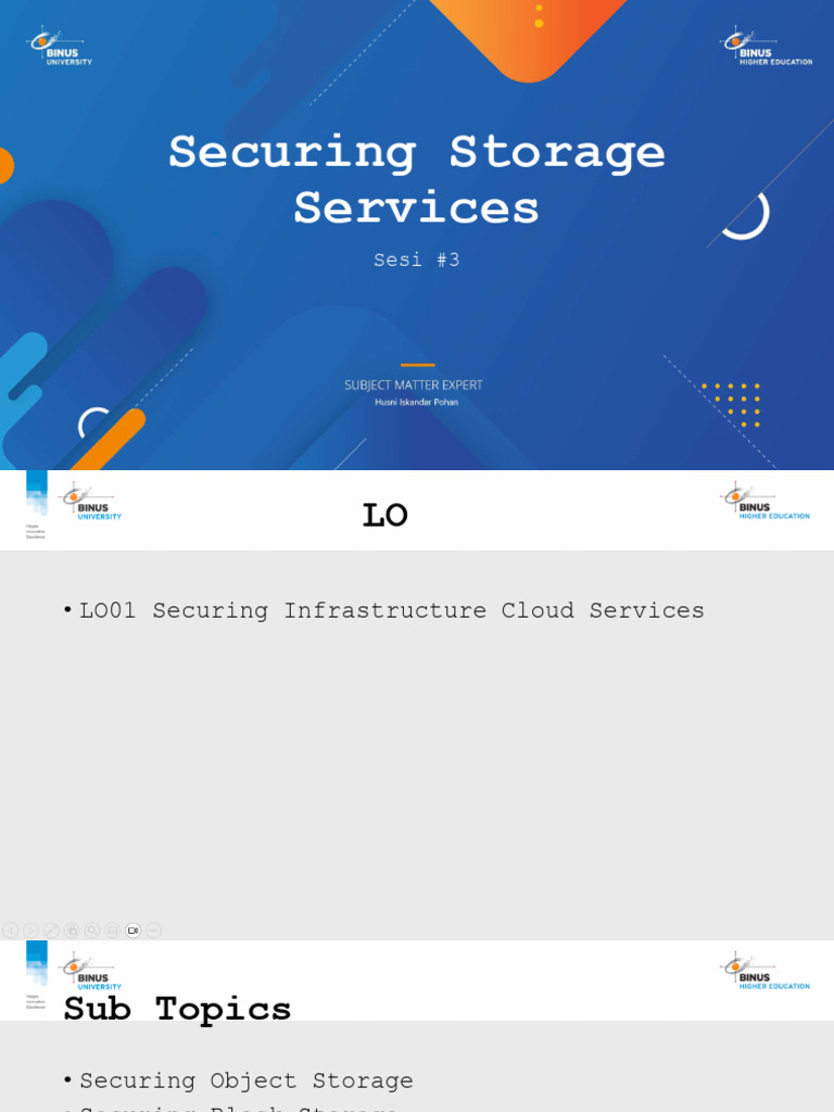 Securing Storage Services | PDF | File System | Computer Data Storage