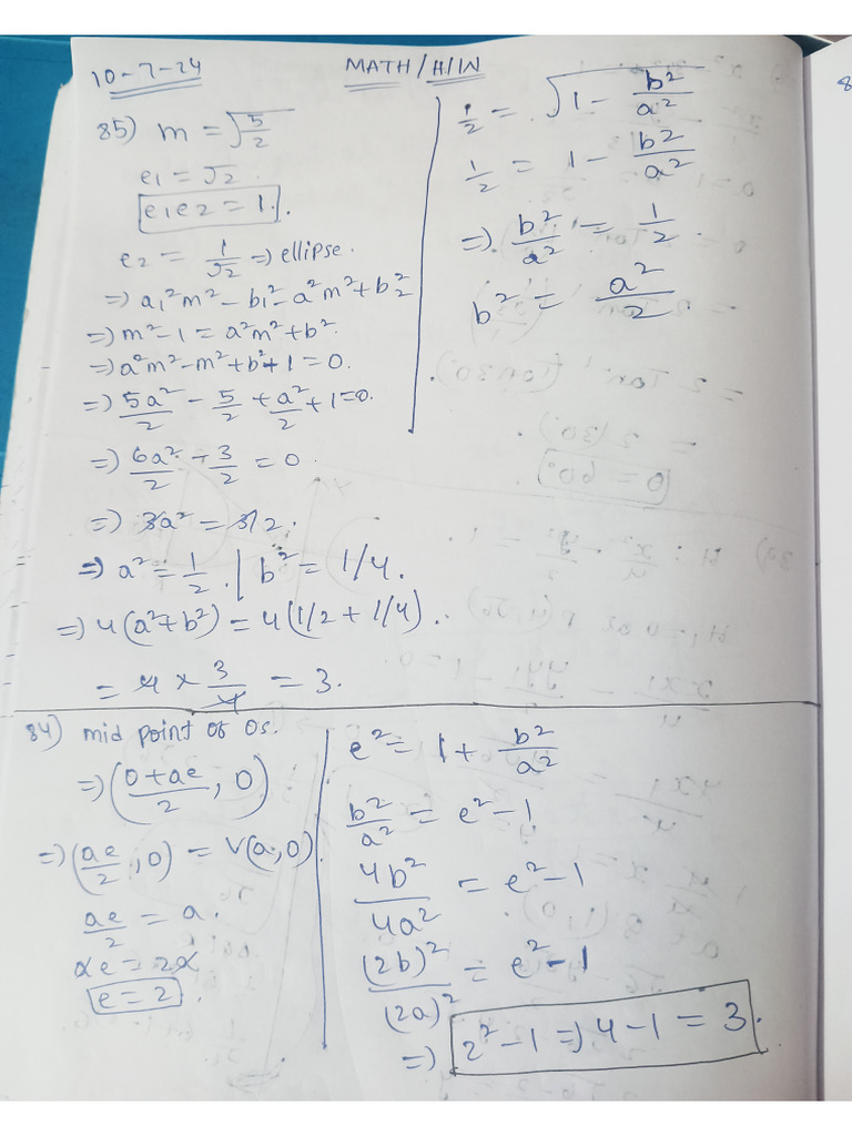 Maths Wallah Basic Formula For Jee Advanced/ Mains Exam | PDF
