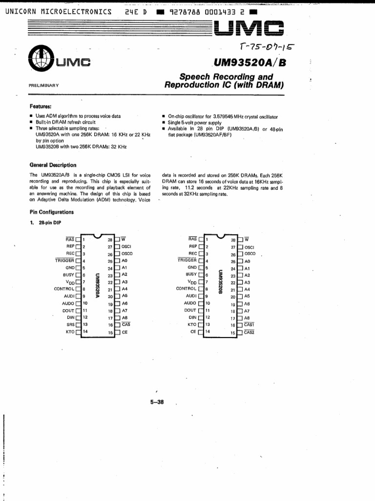 UM93520 UMC Elenota - PL | PDF