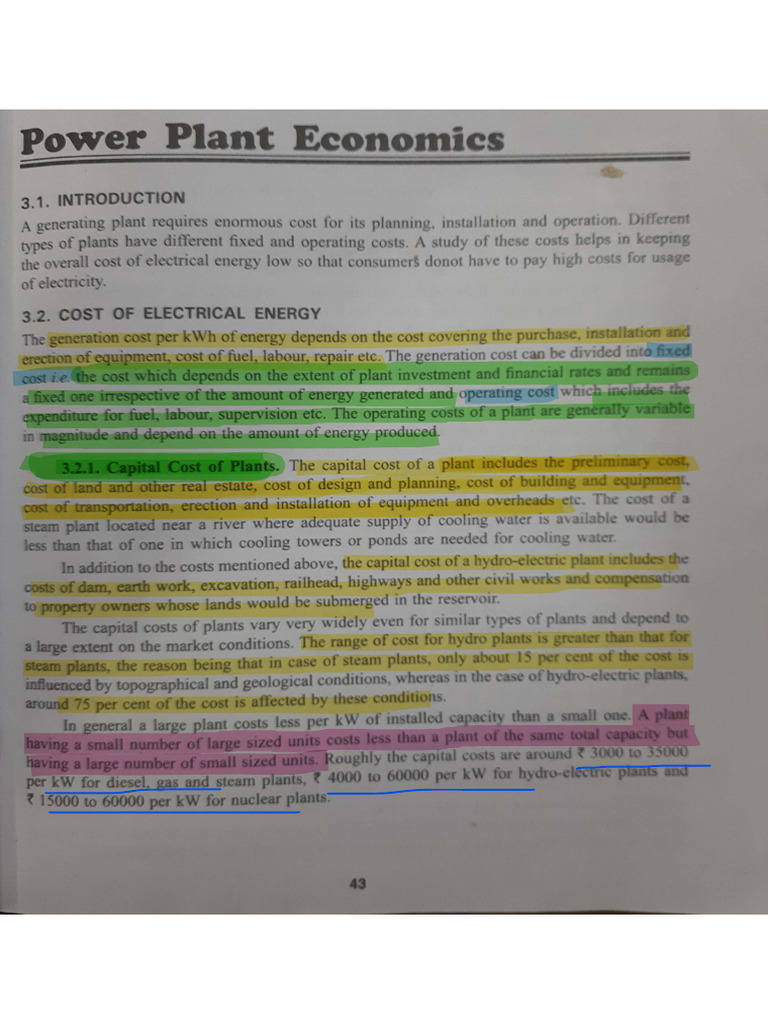 Power Plant Economics | PDF