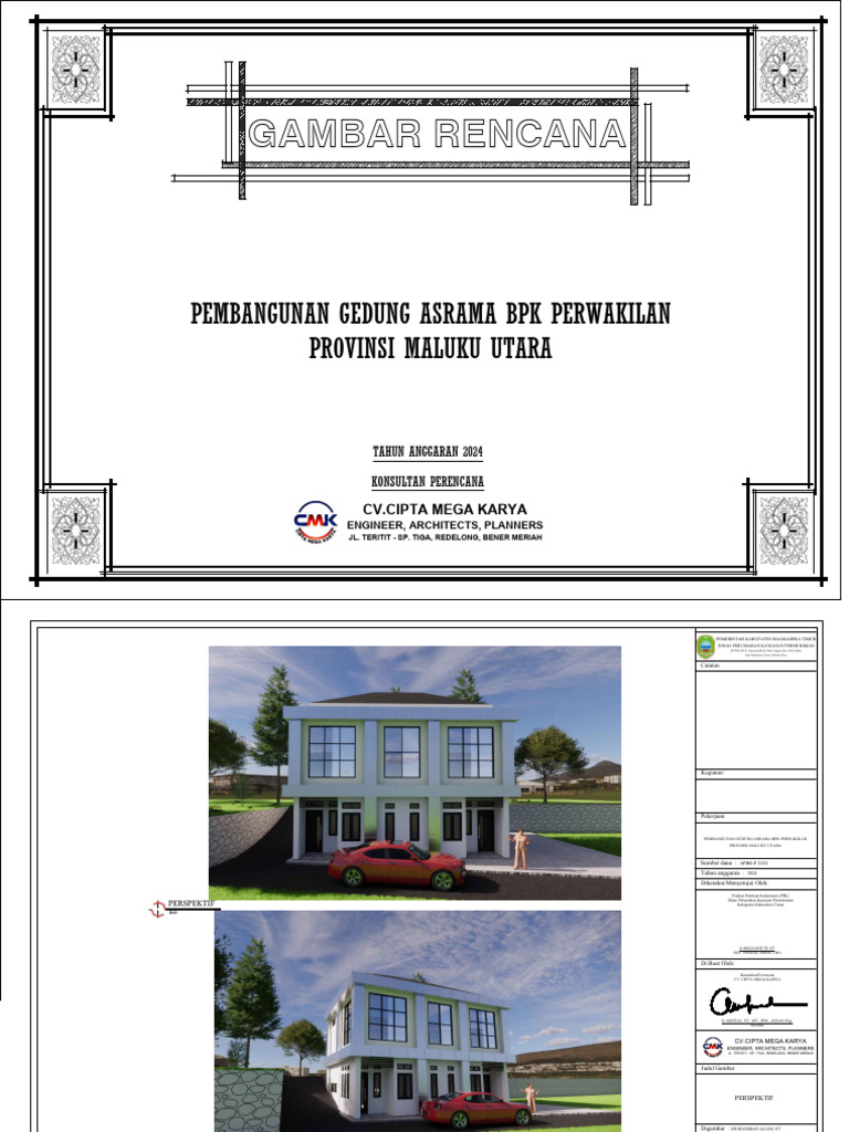 Ded Gedung Asrama BPK | PDF