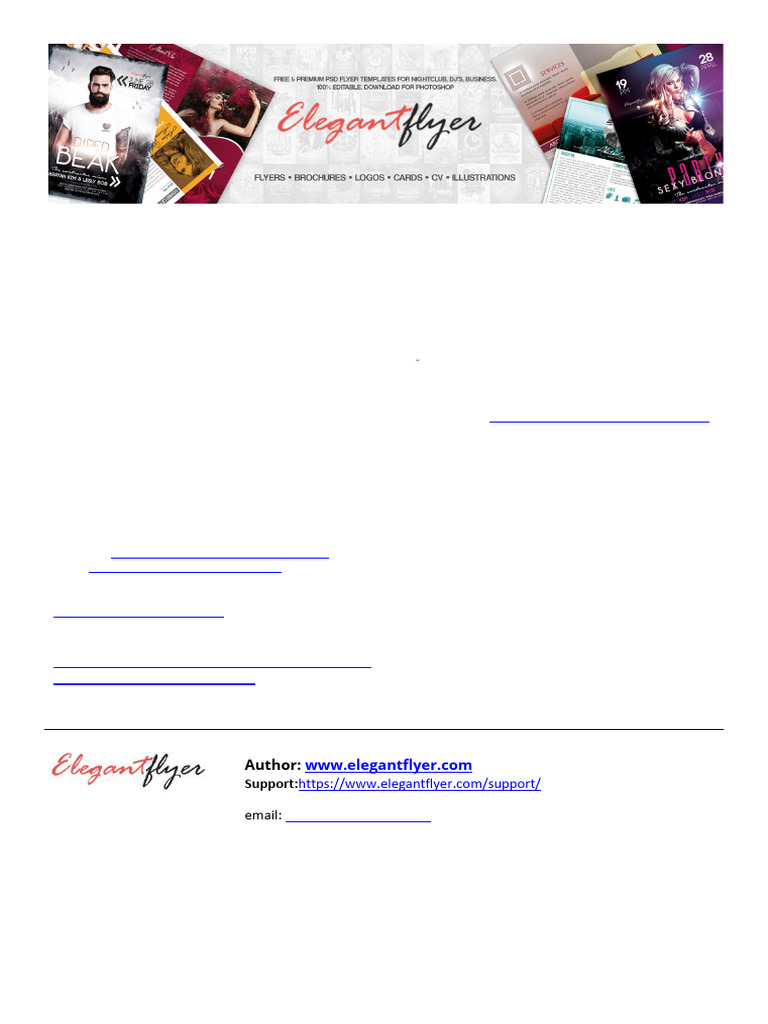 Instruction Elegantflyer | PDF | Adobe Photoshop | Operating System ...