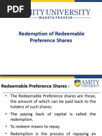 CRR in Preference Share Redemption | PDF | Preferred Stock | Debits And ...