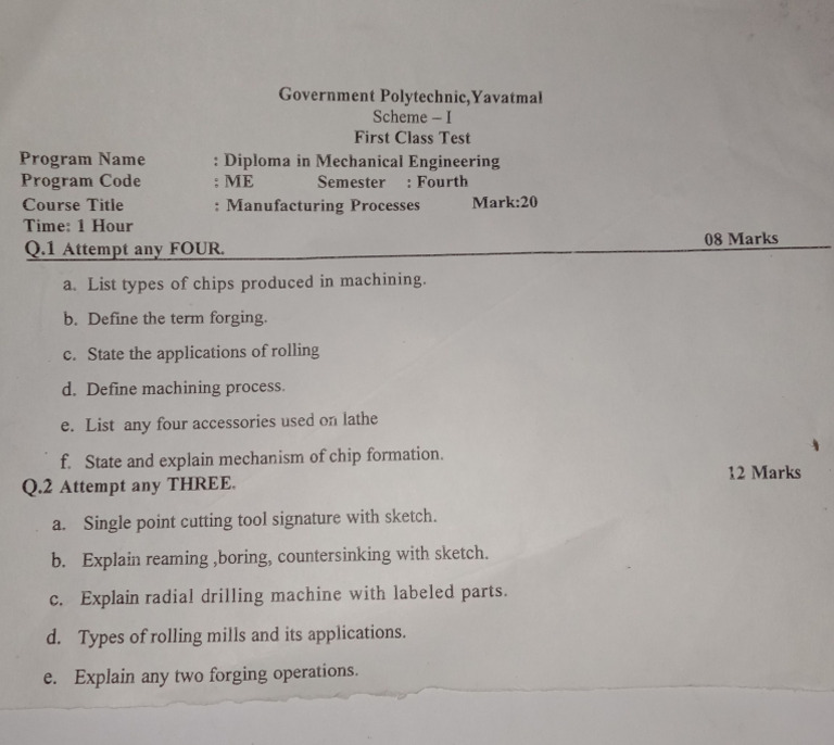 amp quation paper sampl | PDF