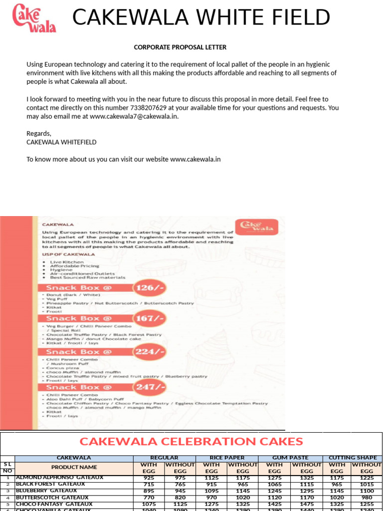 Cakewala White Field 7-1 | PDF | Cakes | Biscuit