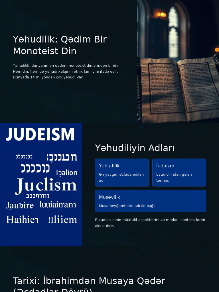Yehudilik-Qedim-Bir-Monoteist-Din | PDF