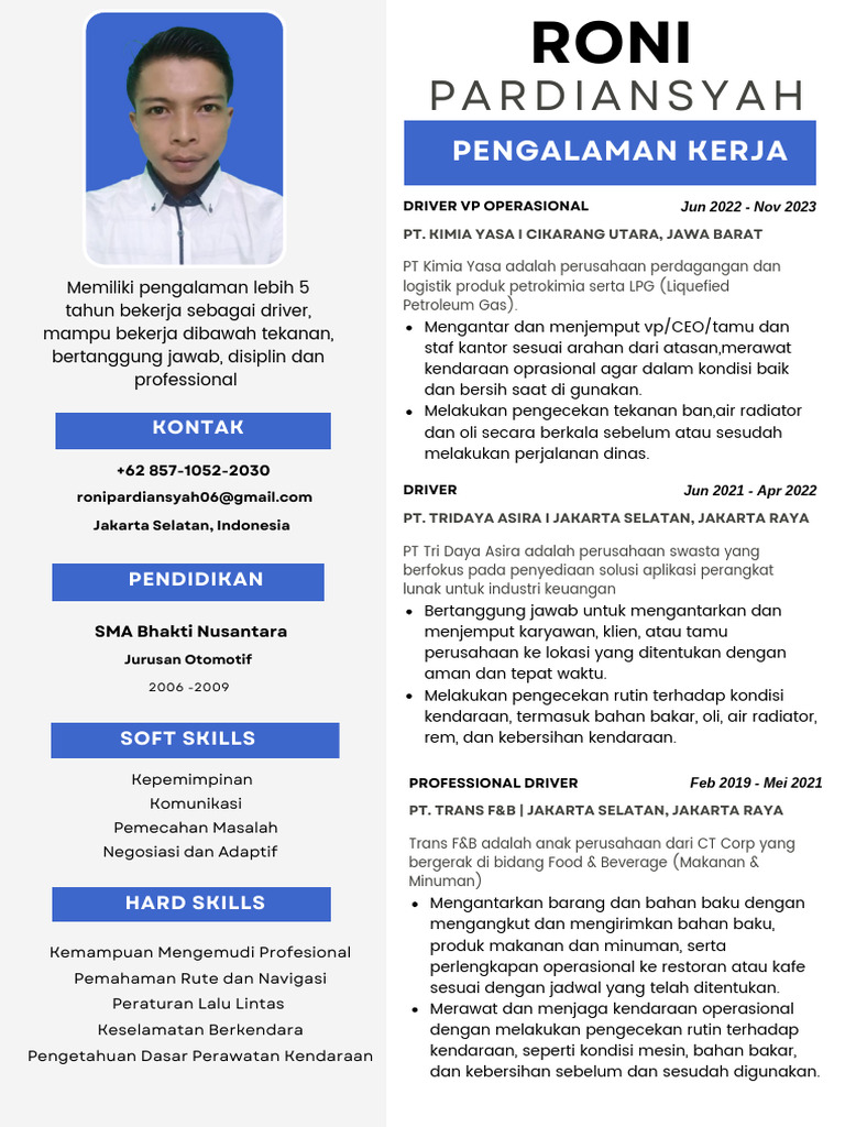 CV Roni Pardiansyah | PDF