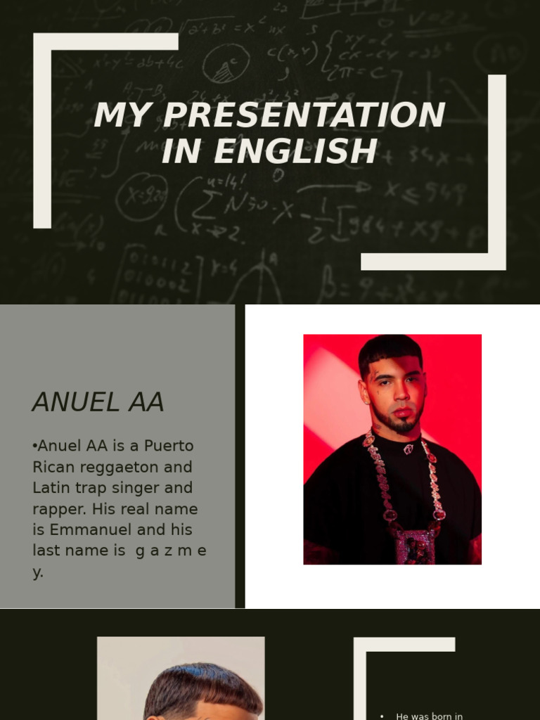 My Presentation in English | PDF