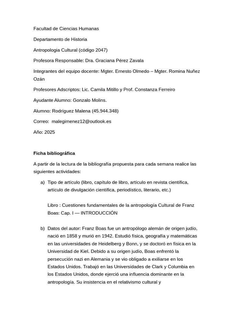 Rodríguez. M - Ficha 2 (Antrop) | PDF | Raza (categorización humana) | Antropología