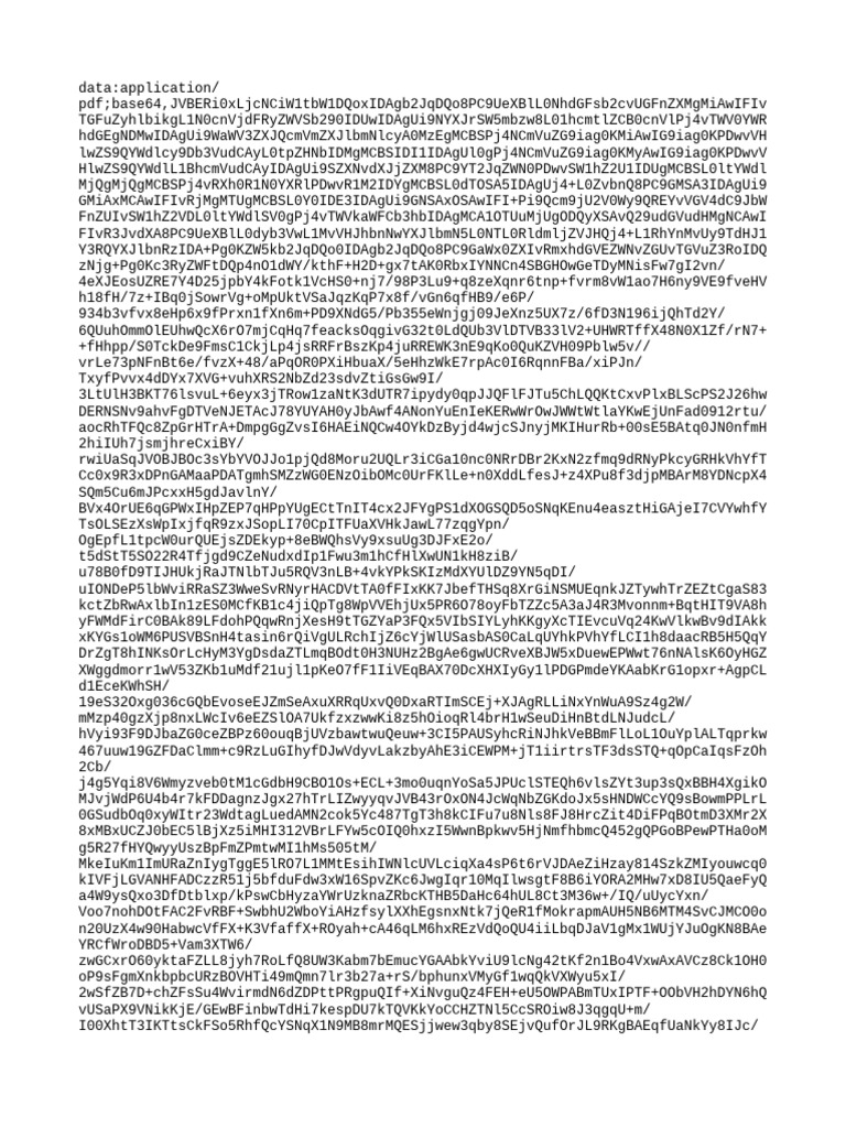 PDF Document Base64 Encoding Guide | PDF