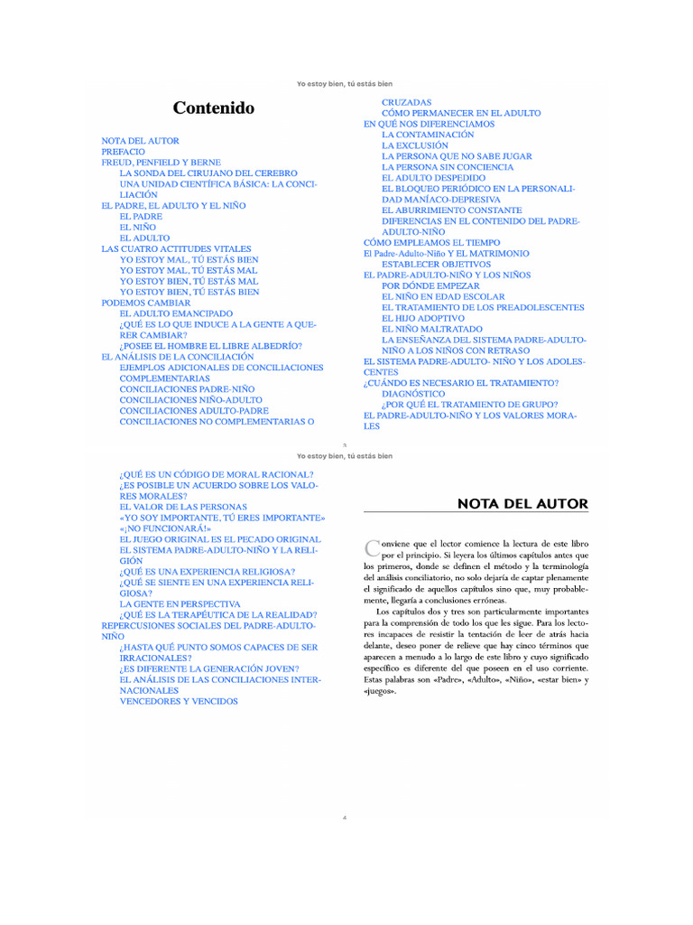Yo Estoy Bien Tu Estas Bien | PDF