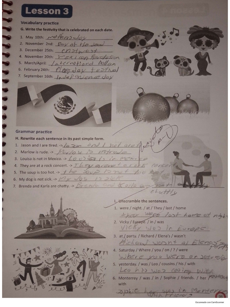 A1 Ingles 2 3er Parcial Pdf