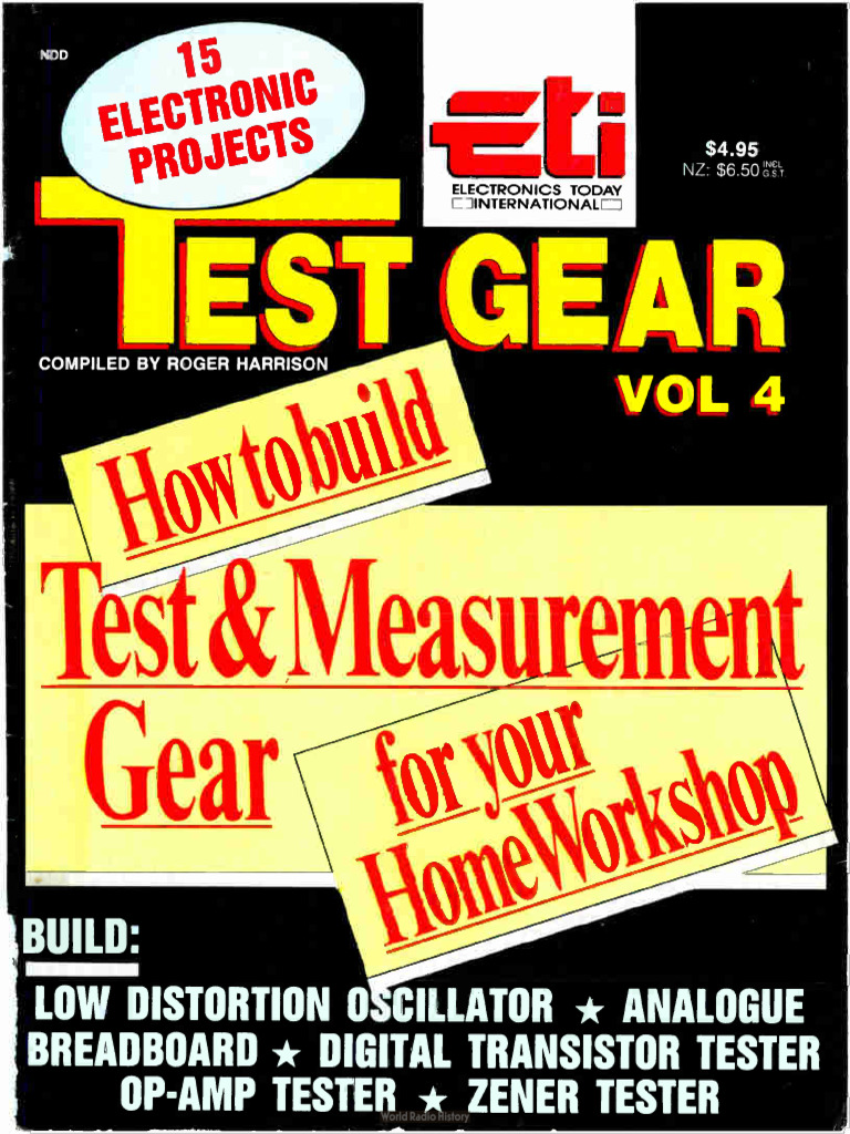 ETI - Test Gear | PDF | Electronic Oscillator | Amplifier