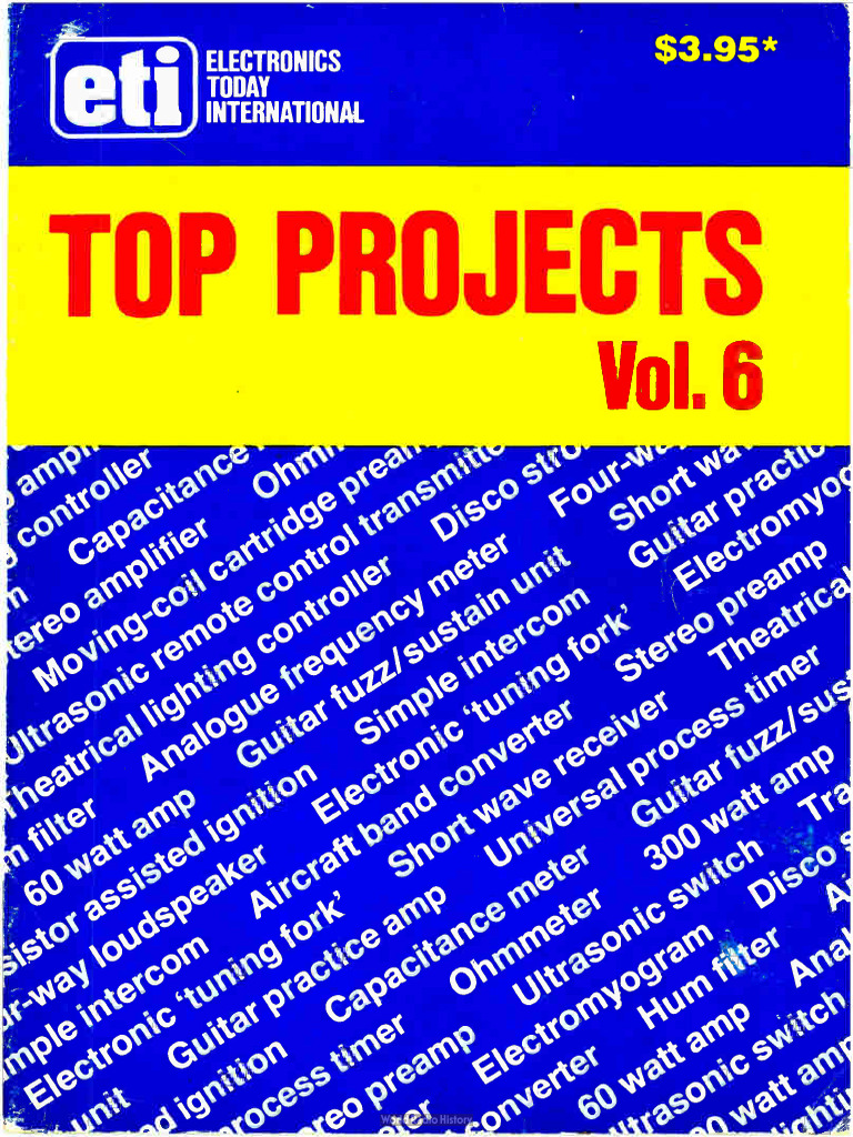 ETI - Top Projects | PDF | Amplifier | Power Supply