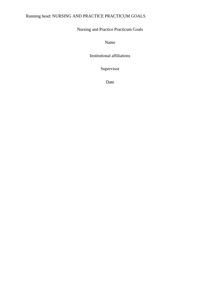 Nursing_Practice_Practicum | PDF | Nursing | Patient