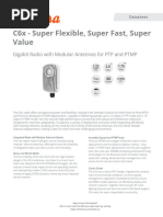 Mimosa by Airspan C5x Datasheet - DS 0016 30 PDF | PDF | Wi Fi | Radio