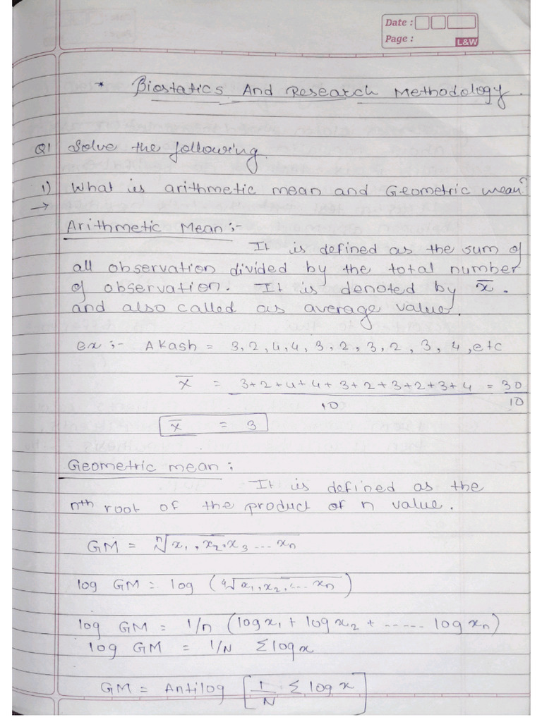 1ST Sessional BRM | PDF