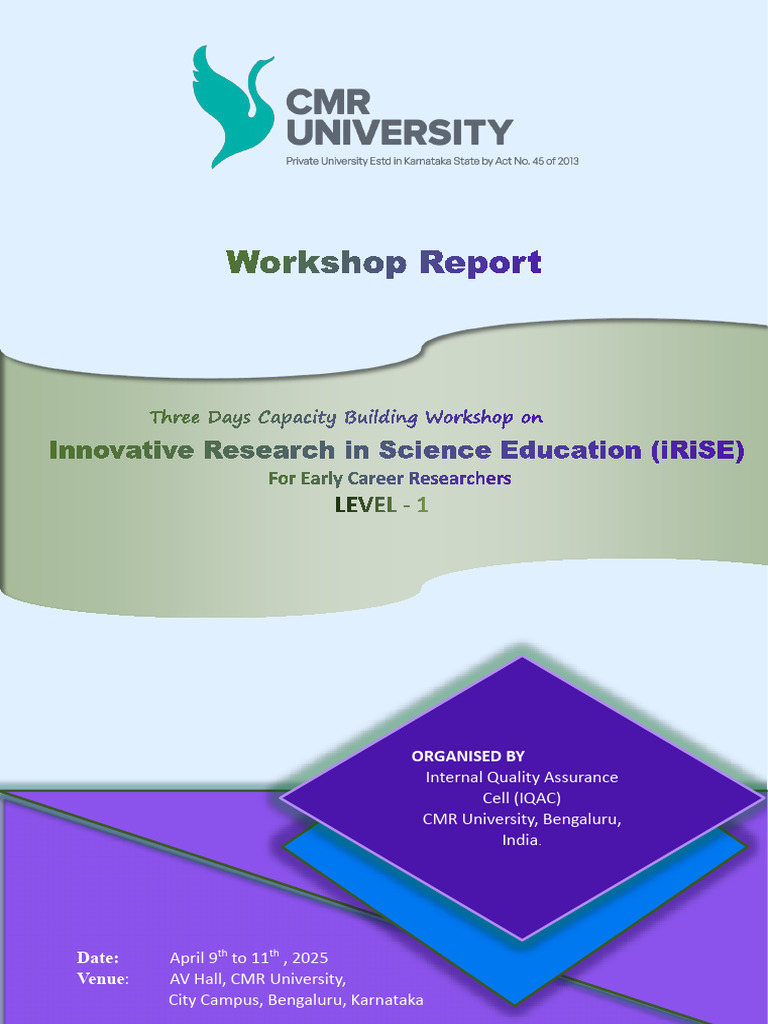 iRISE Workshop for Early Researchers 2025 | PDF