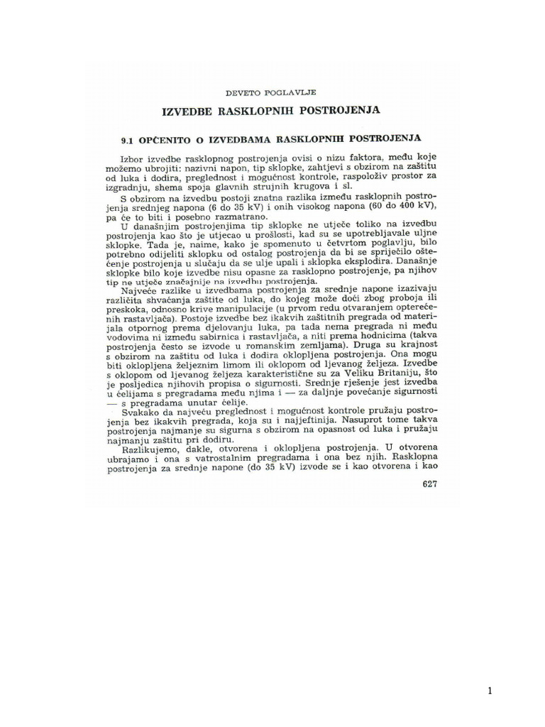 03 Izvedbe Postrojenja | PDF