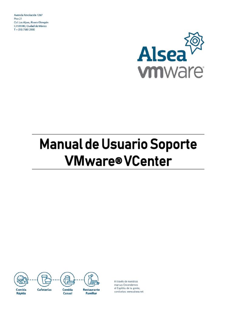 Manual de Usuario Soporte VCenter v1 | PDF | V Mware | Informática