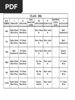 Grade 5 Timetable | PDF