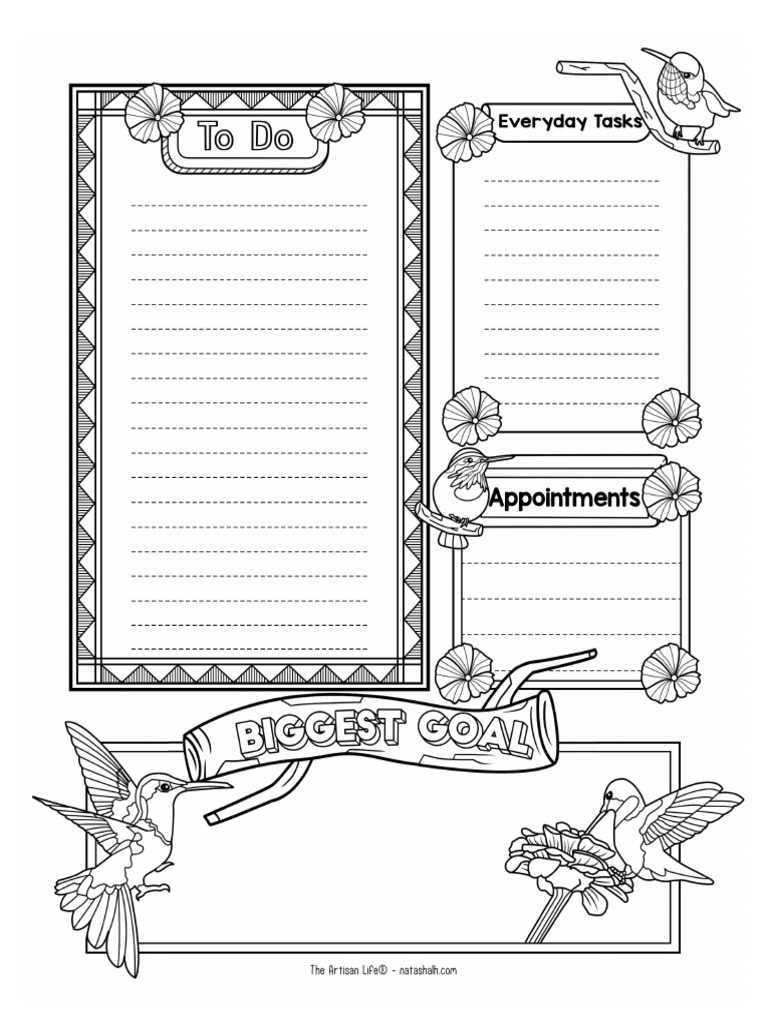 Hummingbird Planner | PDF
