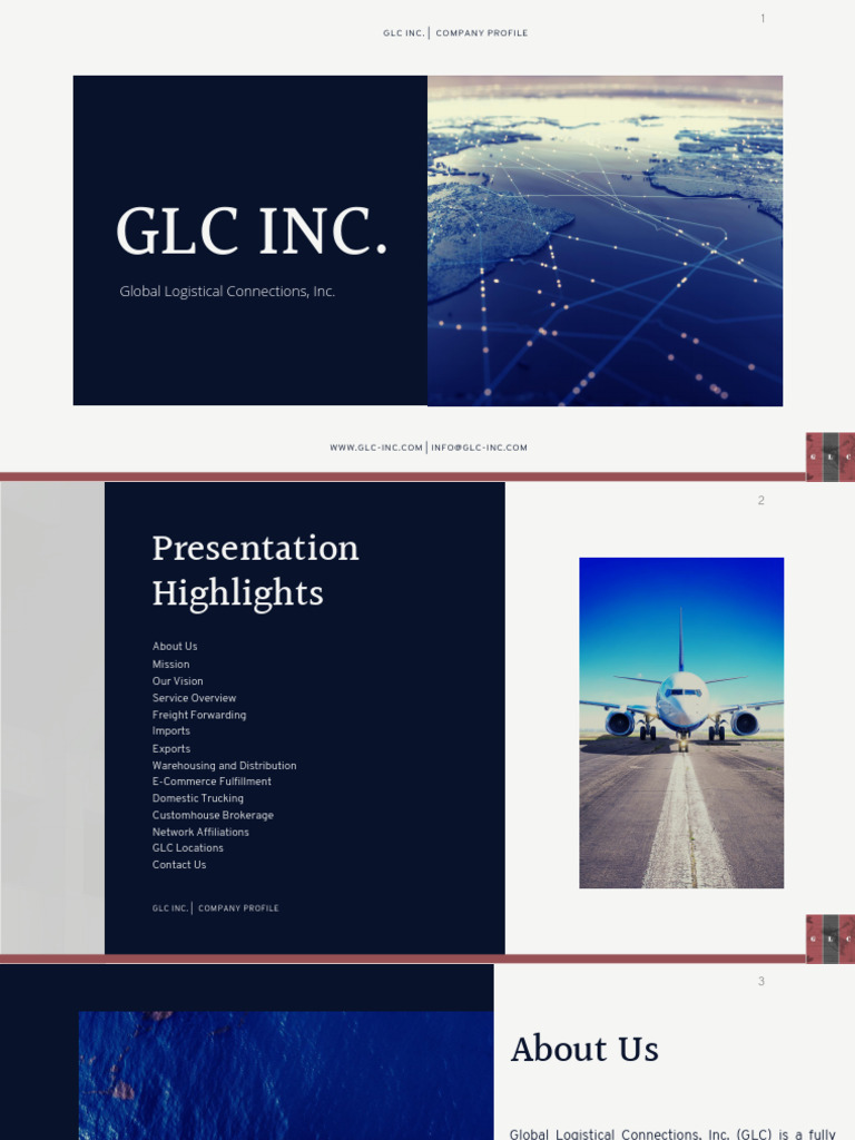 GLC Inc. Company Profile Overview | PDF | Logistics | Supply Chain ...