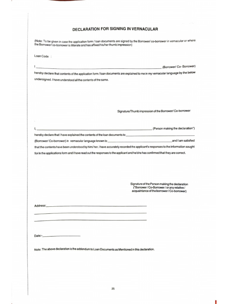 Vernacular Form | PDF