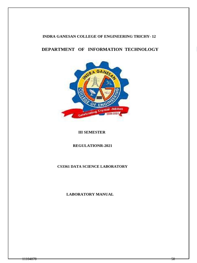 Data Science Front Page | PDF