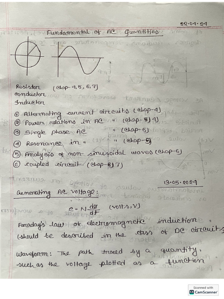 EEE JP Sir Note C Section (Iffat) | PDF