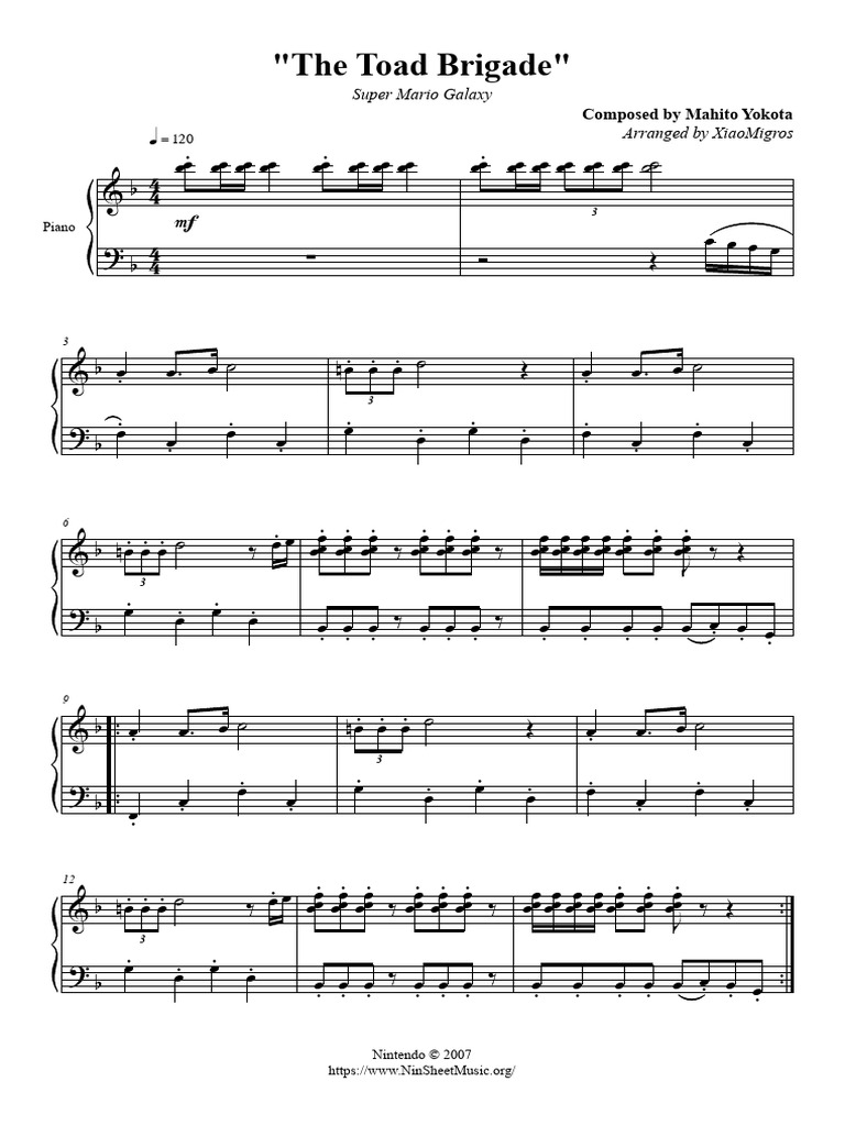 Super Mario Galaxy - The Toad Brigade | PDF | Nintendo | Video Game ...