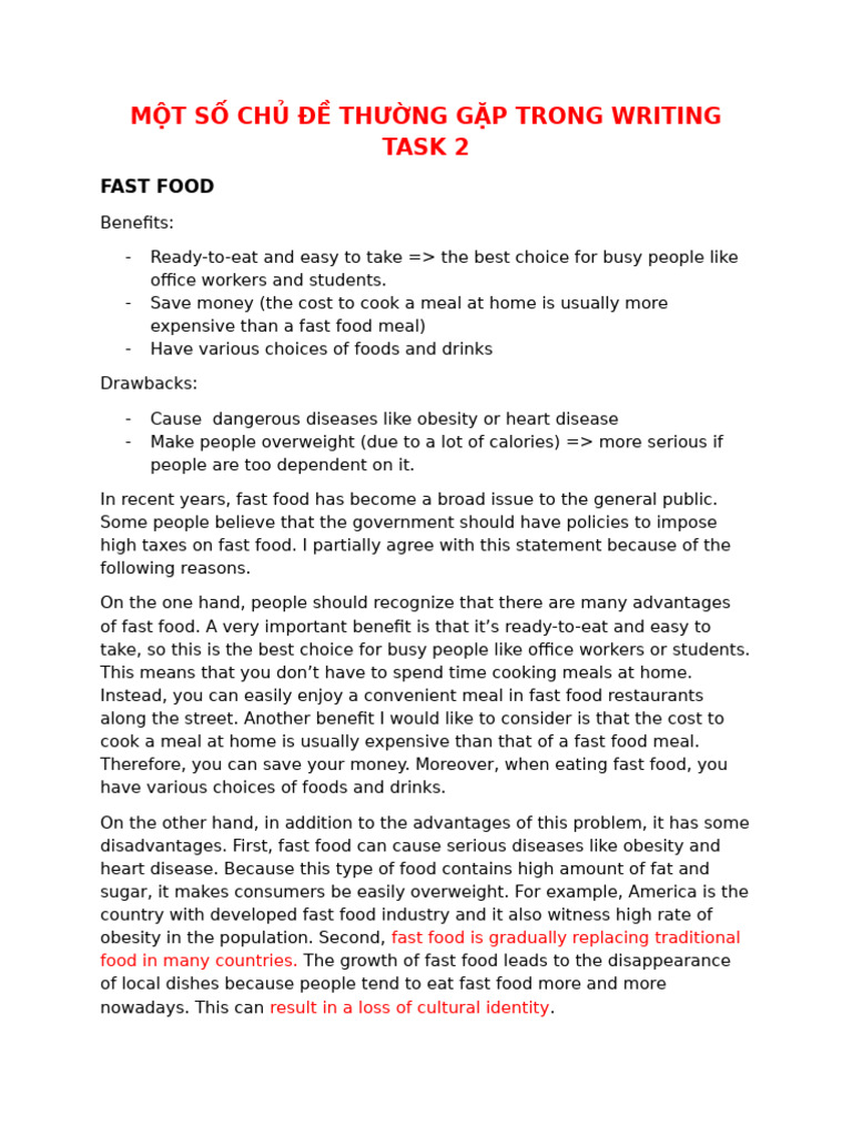 Common Writing Task 2 Topics Overview | PDF | Cost Of Living | Recycling
