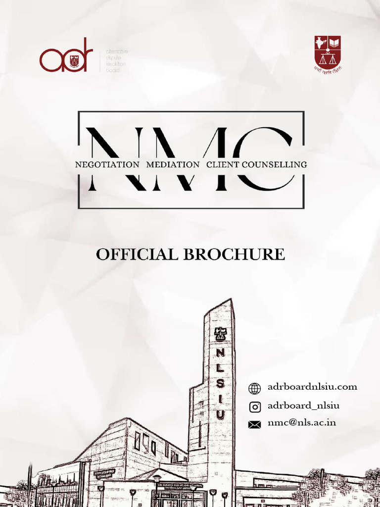 NLSIU National Mediation Competition 2025 | PDF