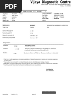 Typhoid Positive Report Format | PDF