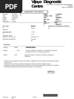 Positive Typhoid Test Report | PDF