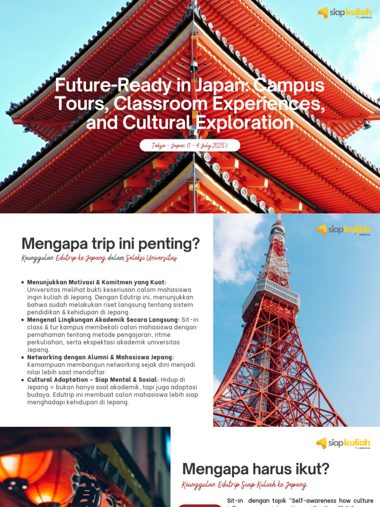 Edutrip: Eksplorasi Industri Jepang | PDF
