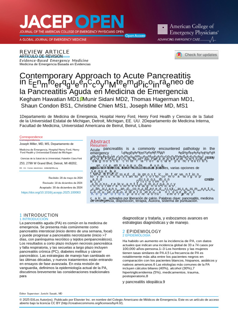 Pancreatitis Output 64e8e80fe7d74755 | PDF | Infarto de miocardio ...