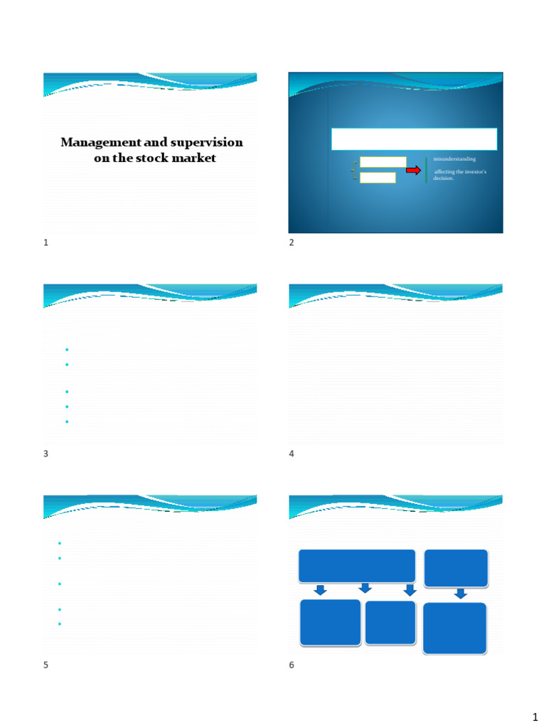 Handout - Chapter 1 - Supervision and Management On The Se - MKT (Autosaved) | PDF | Securities ...