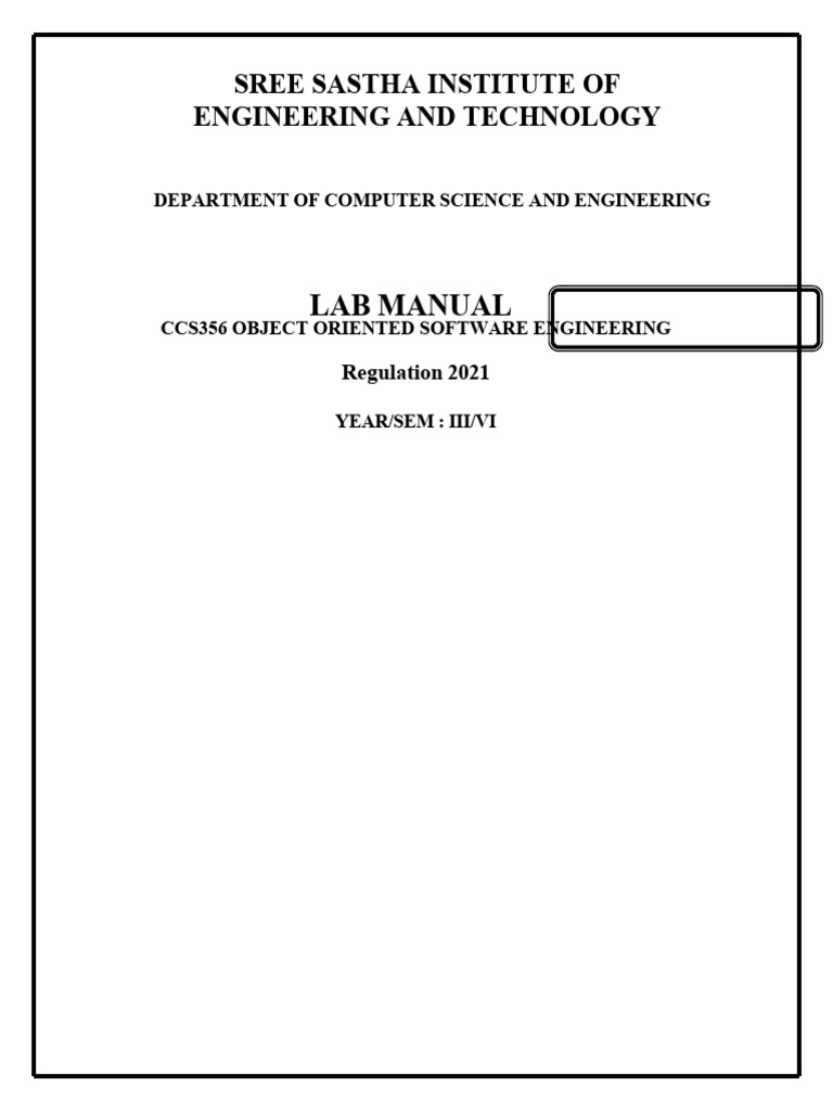 Oose Lab Manual | PDF | Unified Modeling Language | Use Case
